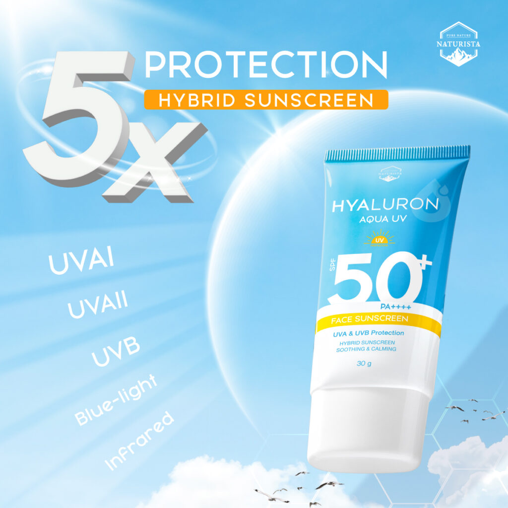 Naturista Hyaluron Aqua UV face sunscreen SPF50+ PA++++ - Naturista